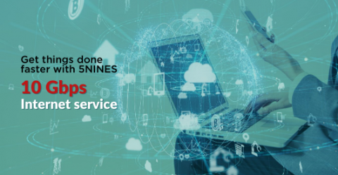 10 Gbps Internet is HERE! - 5NINES